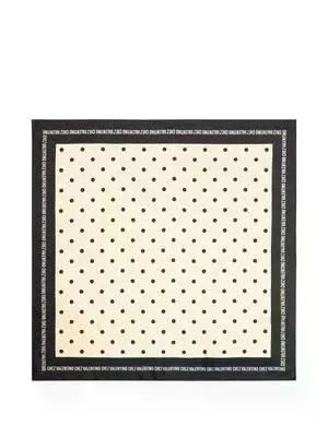 Valentino Garavani Chez Silk Scarf - Neutrals