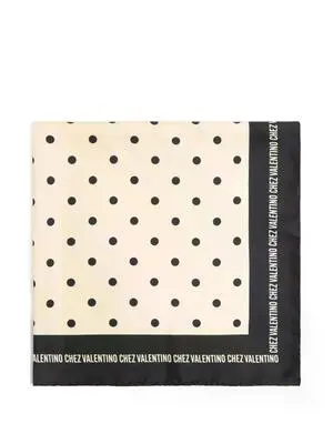 Valentino Garavani Chez Silk Scarf - Neutrals