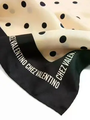 Valentino Garavani Chez Silk Scarf - Neutrals