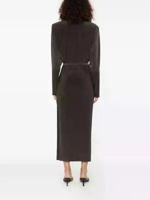 Norma Kamali Dolman Side-slit Gown