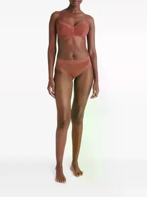 ERES Madeleine Graphic Triangle Bra - Brown
