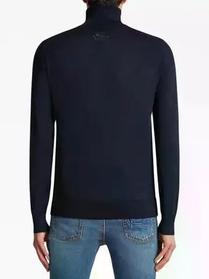 Etro Pegaso-embroidered High-neck Jumper