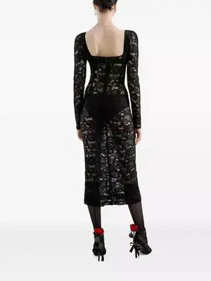 Dolce & Gabbana Laced Maxi Dress