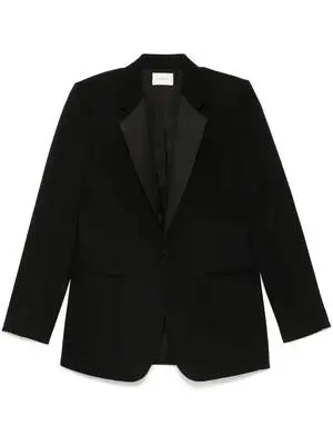 Saint Laurent Grain De Poudre Tuxedo Blazer