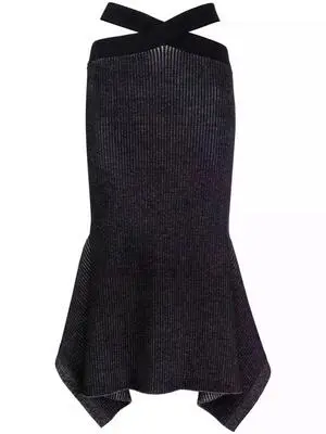3.1 Phillip Lim Ribbed-knit Asymmetric Skirt