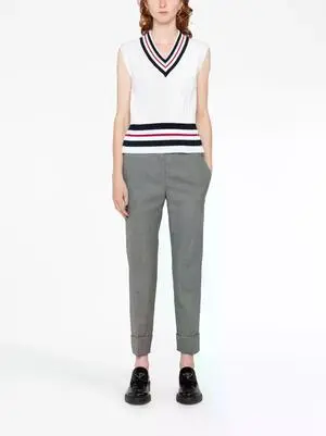 Thom Browne Cropped Tailored Trousers