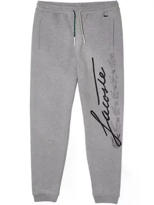 Lacoste Printed Heather Track Pants - Grey
