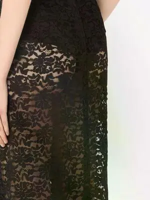 Dolce & Gabbana Floral-lace Midi Skirt