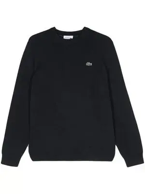 Lacoste Logo-patch Fine-ribbed Jumper