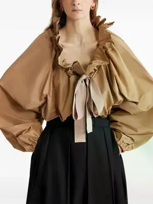 PATOU Iconic Drawstring Blouse