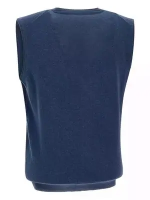 KANGRA Wool Sleeveless Cardigan
