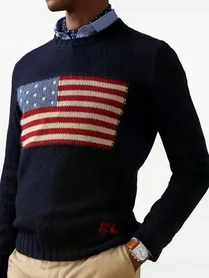 Ralph Lauren Purple Label Intarsia-knit Sweater