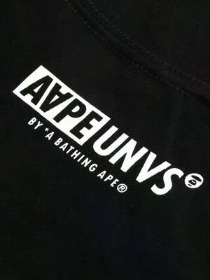 AAPE BY *A BATHING APE Logo-print T-shirt - Black