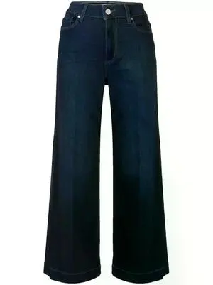 Paige Logo-patch Cropped Jeans