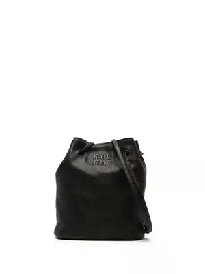 Miu Miu Mini Leather Bucket Bag