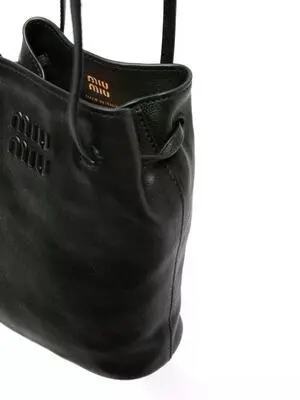 Miu Miu Mini Leather Bucket Bag