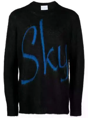 BLUE SKY INN Logo-print Crew-neck Jumper