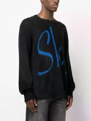 BLUE SKY INN Logo-print Crew-neck Jumper