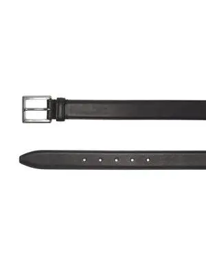 JIMMY CHOO Engraved Logo Leather Belt