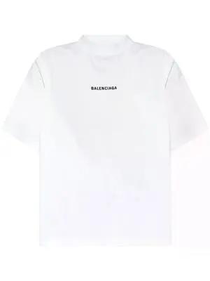 Balenciaga Logo-embroidered T-shirt