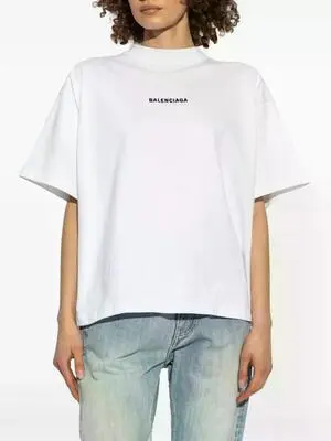Balenciaga Logo-embroidered T-shirt
