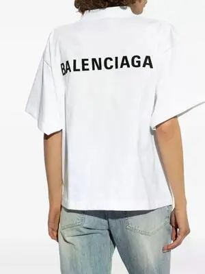 Balenciaga Logo-embroidered T-shirt
