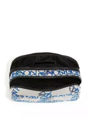 JW Anderson Logo-jacquard Canvas Zipped Pouch
