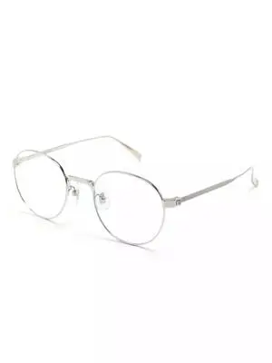 Dunhill Round-frame Glasses - Silver