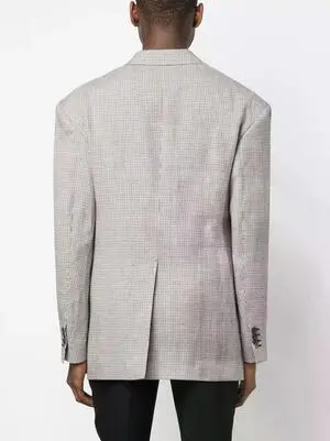Dsquared2 Single-breasted Checked Jacket