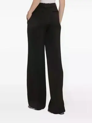 Saint Laurent Pleated Straight Trousers