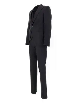 Corneliani Single-breasted Suit - Black