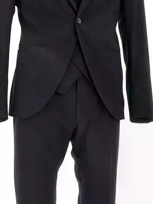 Corneliani Single-breasted Suit - Black