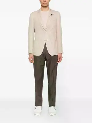 LARDINI Brooch-detail Blazer