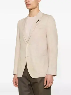 LARDINI Brooch-detail Blazer
