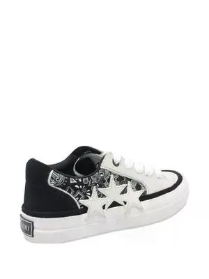 Amiri Bandana Sunset Skate Sneakers - Black