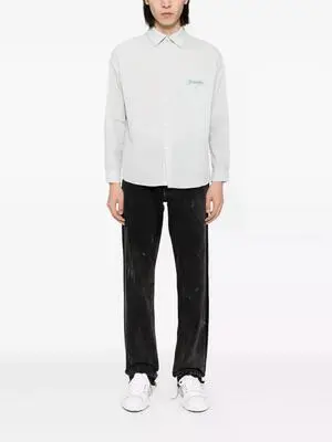 GROUND ZERO Gothic Logo-print Shirt