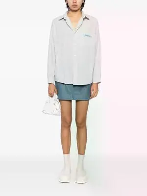 GROUND ZERO Gothic Logo-print Shirt