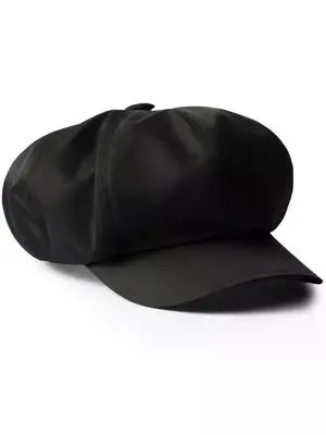 Prada Re-nylon Newsboy Cap - Black