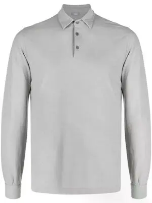 ZANONE Ice Cotton Polo Shirt - Grey