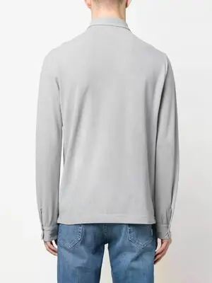 ZANONE Ice Cotton Polo Shirt - Grey