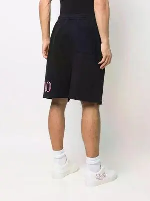 Valentino Garavani Logo Printed Drop-crotch Shorts