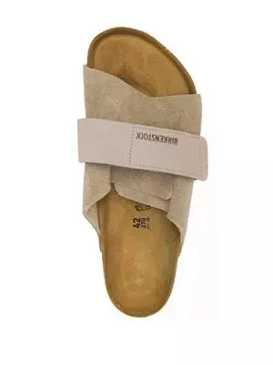 BIRKENSTOCK Kyoto Touch-strap Slip-on Sandals - Neutrals