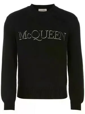 Alexander Mcqueen Embroidered Sweaters For Men