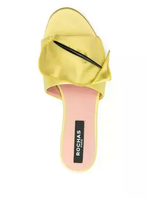 Rochas Satin Sandals