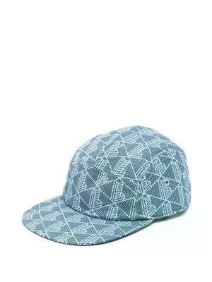 Lacoste Printed Twill Cap Blue
