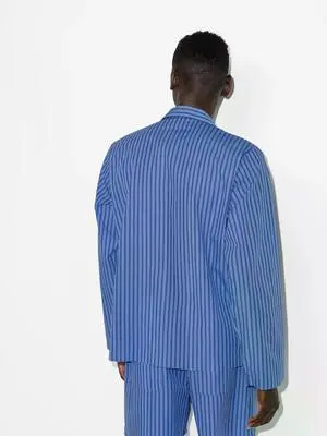TEKLA Striped Poplin Pajama Shirt