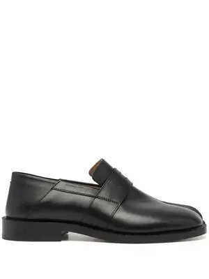 MAISON MARGIELA Tabi Leather Loafers - Black