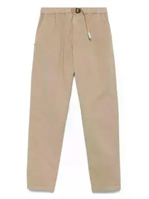 WHITE SAND Belted Chino Trousers