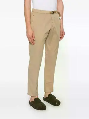 WHITE SAND Belted Chino Trousers