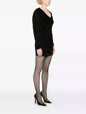 Saint Laurent Draped Mini Dress